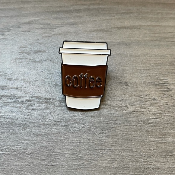 Accessories | Coffee Enamel Pin | Poshmark
